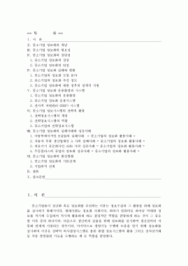 (중소기업경영론) 중소기업의 정보화에 대하여 설명하시오 -- 완성형 ---1페이지