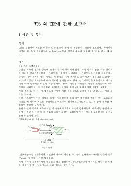 WDS, EDS 레포트 자료-1페이지