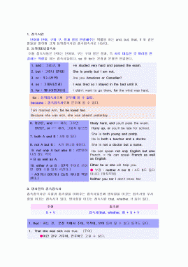 [Toeic문법정리] 전치사, 접속사, 비교급에 대하여-1페이지