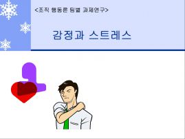 [조직행동론] 감정과 스트레스-1페이지
