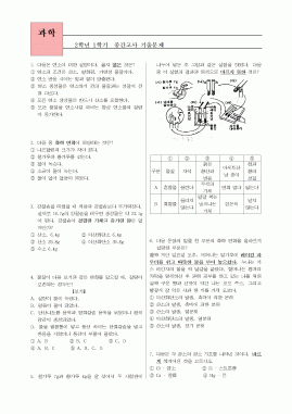[과외]중학 과학 2-1학기 중간 예상문제 10-1페이지