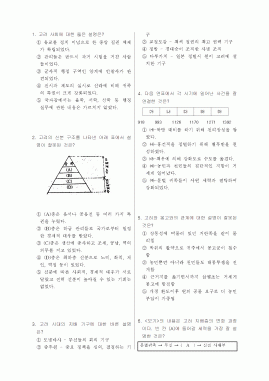 [과외]중학 사회 2-2학기 중간 애상문제 21-1페이지