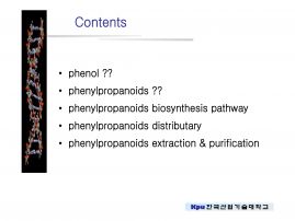 phenylpropanoid 레포트 자료-1페이지