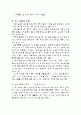 재료의 전기 화학적 성질 실험 보고서-1페이지