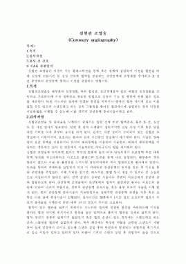 심혈관 조영술-1페이지