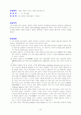 물리실험보고서 - 뉴턴의 사과-1페이지