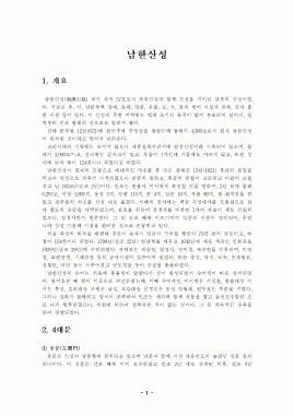 미술감상법 - 남한산성-1페이지