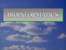 BIOINFORMATICS 레포트 자료-1페이지