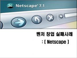 벤처창업 실패사례 (넷스케이프)-1페이지