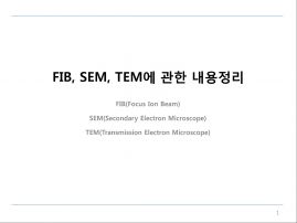 FIB (Focus Ion Beam) 에 관한조사-1페이지