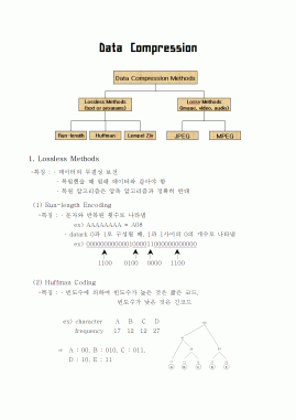 데이터압축 레포트 자료-1페이지
