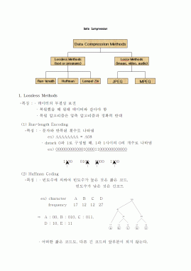 데이터 압축 레포트 자료-1페이지