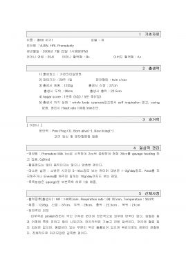 [NICU] VLBW, HRI, Prematurity case study-1페이지