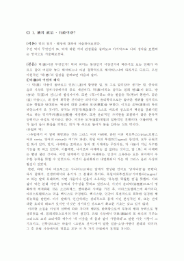 적의 정치란 레포트 자료-1페이지