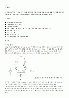 Common - Mode Rejection Ratio 동상제거비-1페이지