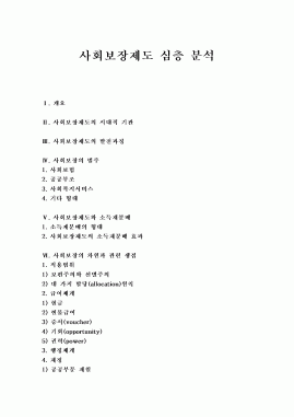 [사회보장제도]사회보장제도 심층 분석(사회보장제도의 시대적 기관, 사회보장제도의 발전과정, 사회보장의 범주, 사회보장제도와 소득재분배, 사회보장의 차원과 관련 쟁점, 현행 사회보장 제도 및 정책)-1페이지