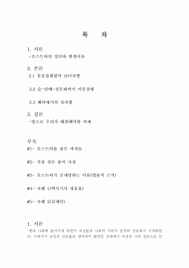 호스트바 레포트 자료-1페이지