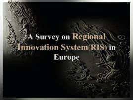 A Survey on Regional Innovation System(RIS) in Europe-1페이지