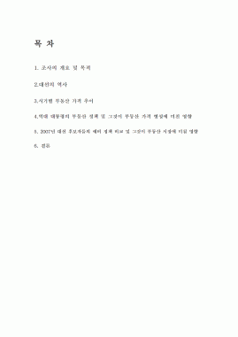 대통령선거가 부동산시장에 미치는 영향-1페이지