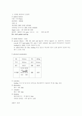 아동간호학 신생아실  cleft palate&lip 케이스-1페이지