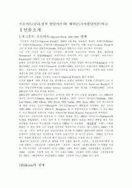 프로이드와 에릭슨 비교-1페이지