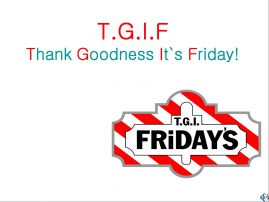 [마케팅 전략 기획서] TGI Friday 기획서-1페이지