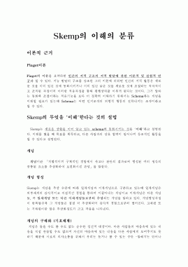 스켐프의 이론 요약-1페이지