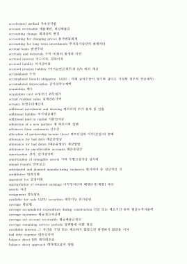 회계용어사전(영문)-1페이지