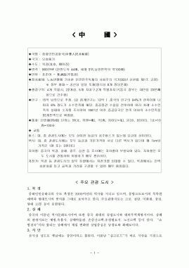 중국의 문화 조사 -1페이지