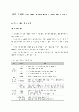 첨단 플랜트 - 가스 플랜트, 해수담수화 플랜트, 친환경 복합 플랜트 - 국내외 현황 및 파급효과-1페이지