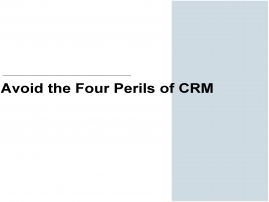 Avoid the Four Perils of CRM-1페이지