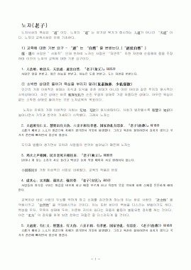 중국교육사상사 노자-1페이지