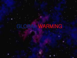 Global Warming 레포트 자료-1페이지