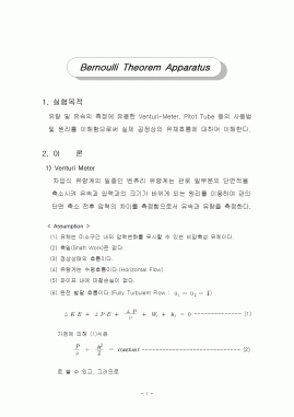 Bernoulli Theorem Apparatus-1페이지