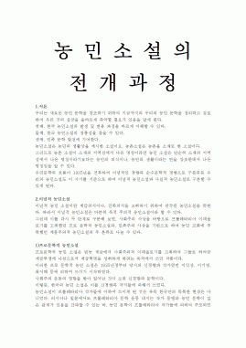 농민소설 전개괴정-1페이지