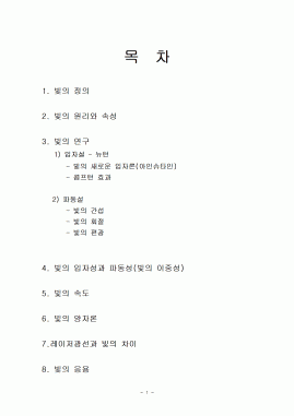 빛의 공학 레포트 자료-1페이지