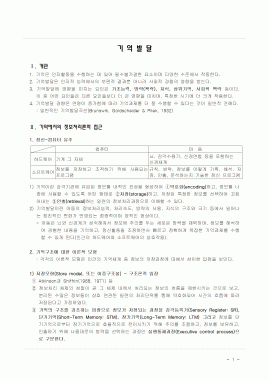 기억발달 레포트 자료-1페이지
