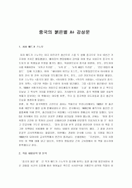 중국의 붉은별 감상문-1페이지