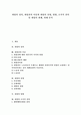 [파업][파업권][파업 정의][파업권 이념][파업 유형][파업 영향][파업 조직적 결의][파업 한계][파업 과제]파업의 정의, 파업권의 이념과 파업의 유형, 파업의 영향, 파업의 조직적 결의 및 파업의 한계, 파업 과제-1페이지
