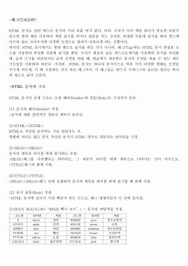 태그(TAG)용어정리-1페이지