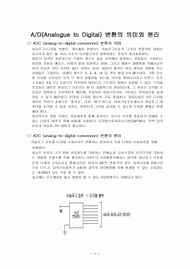 ADC와DAC 레포트 자료-1페이지