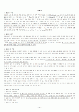 자궁암의 치료와 간호-1페이지