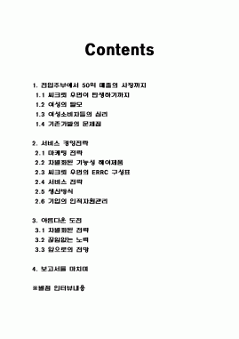 [서비스품질경영] 신시장개척사례 (씨크릿우먼 여성가발업체)-1페이지