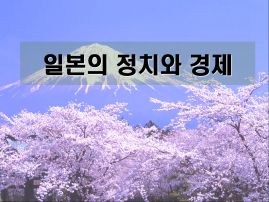[일본문화]일본의 정치와 경제-1페이지