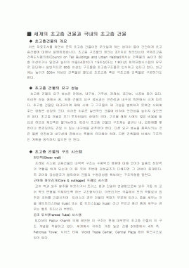 초고층 건물 레포트 자료-1페이지