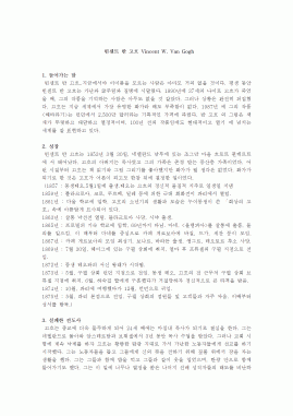  빈센트 반 고흐 Vincent W. Van Gogh -1페이지