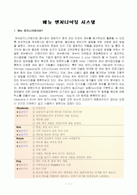 메뉴 엔지니어링 시스템-1페이지
