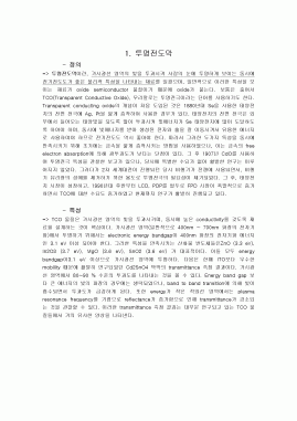 투명전도막 레포트 자료-1페이지