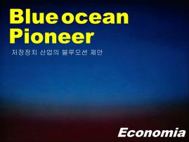 저장장치 산업의 블루오션 제안 -1페이지