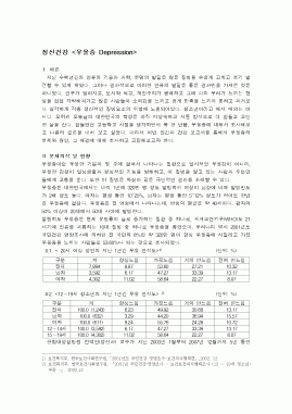 우울증(depression)-1페이지